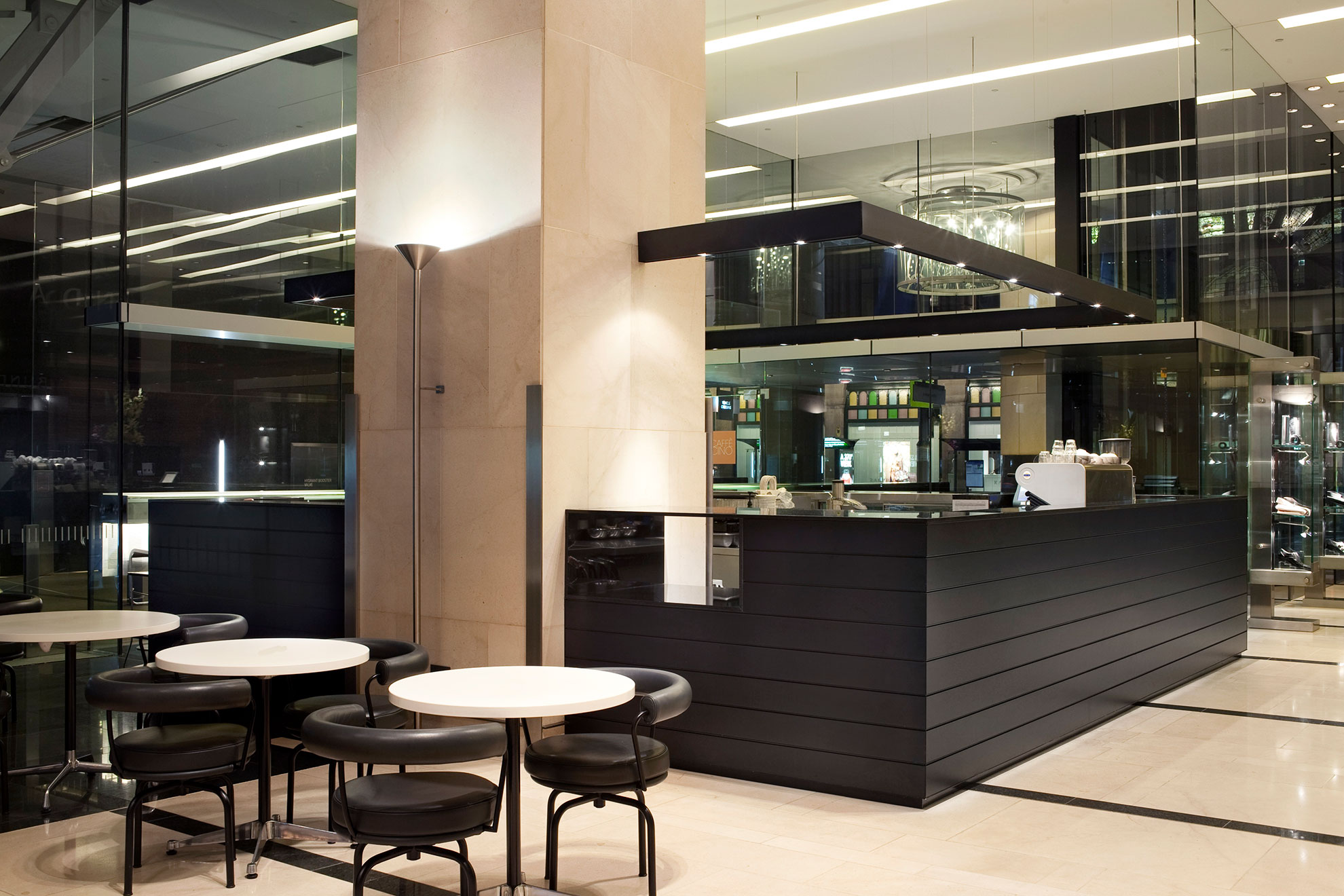 Hilton Caffe Cino and Zeta Bar Sydney — Hotel hospitality — Carr